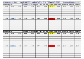 Details of Plastic Laminated Watchkeeping or Watch Keeping Forms for ...